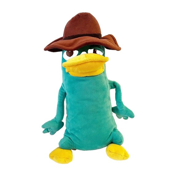 Disney | Toys | Perry The Platypus Plush Mc Secret Agent P Disney Toy ...